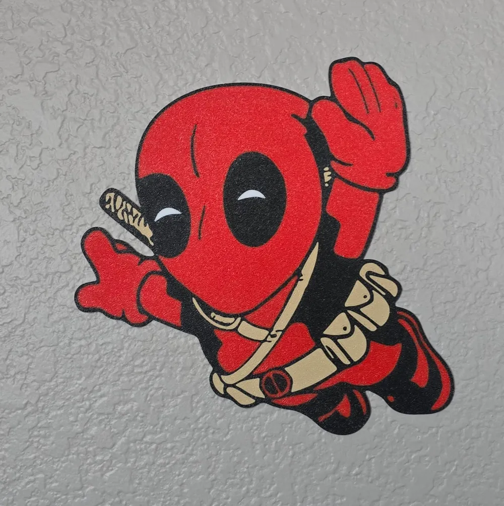 Deadpool falling by DMurr5050 - MakerWorld