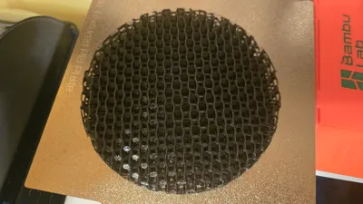 TPU fidget squishy rubber TOY honeycomb PAD by smigi MakerWorld ...