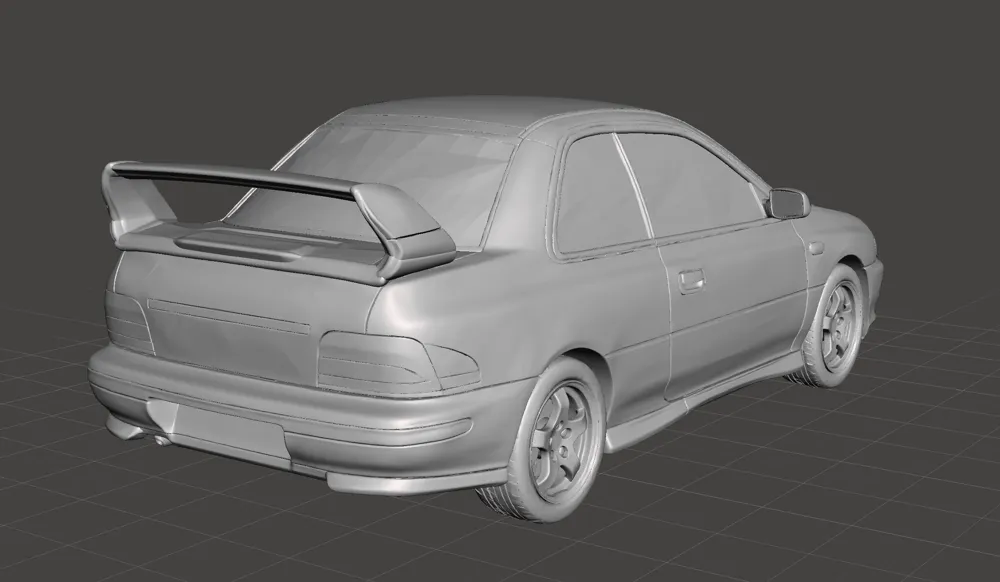 1st Gen Subaru WRX STI (Meaneye) - Free 3D Print Model - MakerWorld