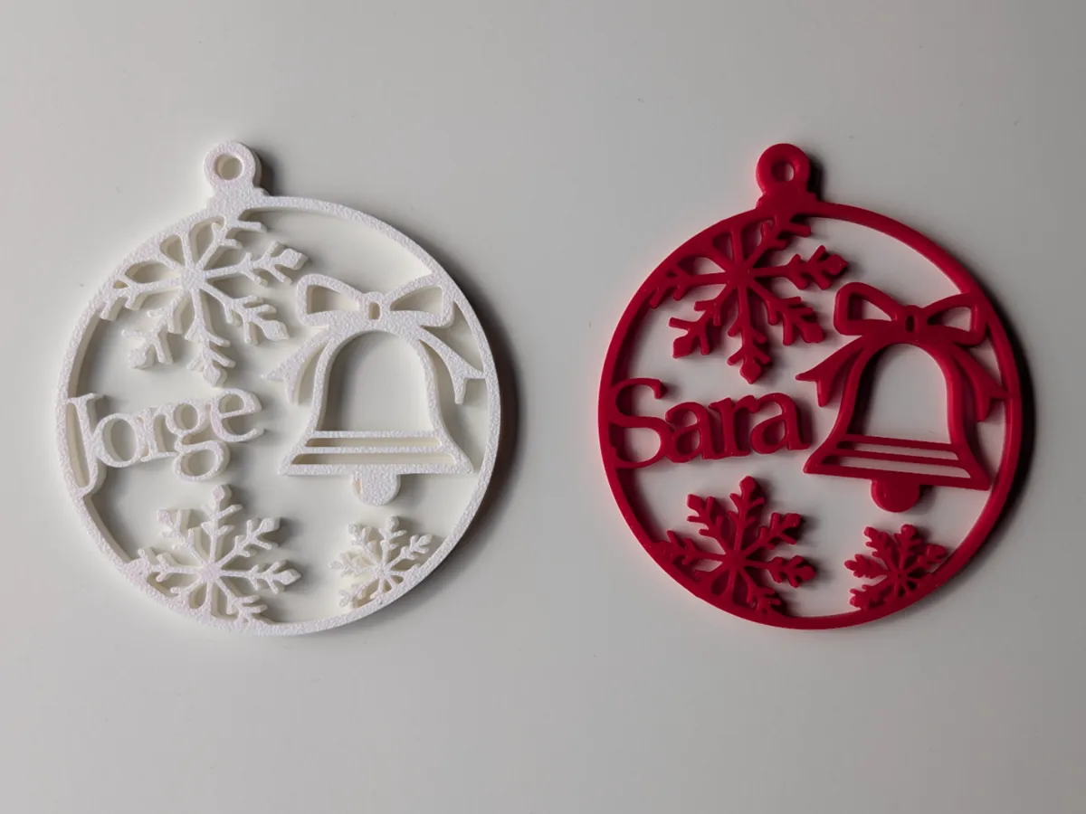 Personalized Christmas Ornament (Editable Name) by sara9mm MakerWorld ...