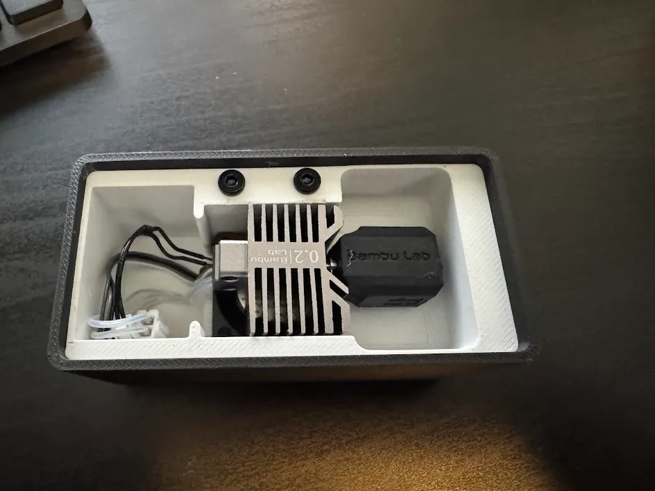 Bambu X1c Gridfinity Hotend Holder by stephank - MakerWorld