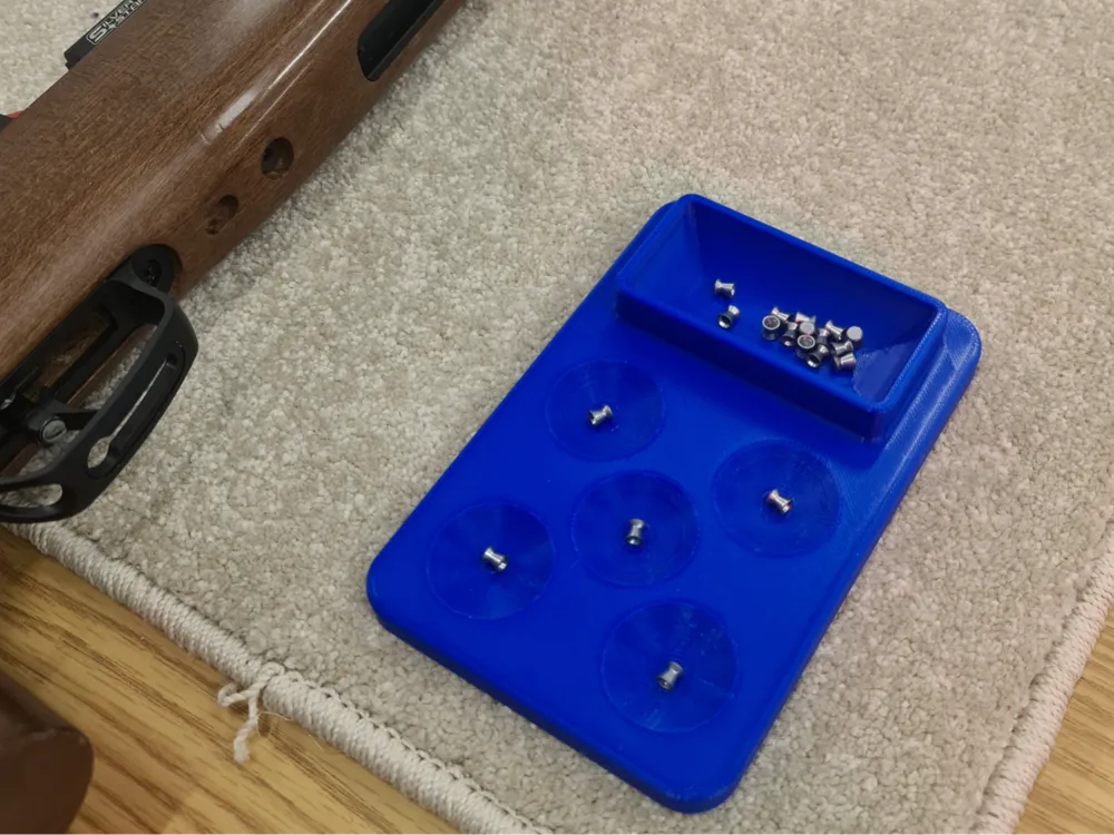 Air Rifle Pellet Tournament Tray by Steven Blyth SCQE MakerWorld ...