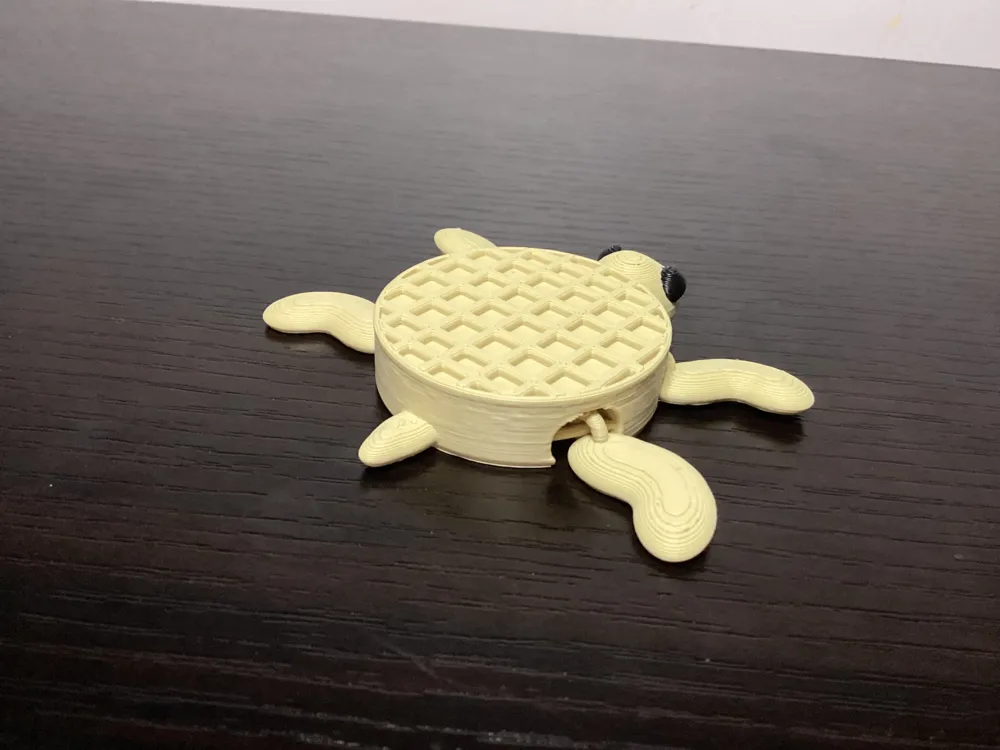 Articulated Waffle Turtle - Flexi Animal by Fyre3d MakerWorld: Download ...
