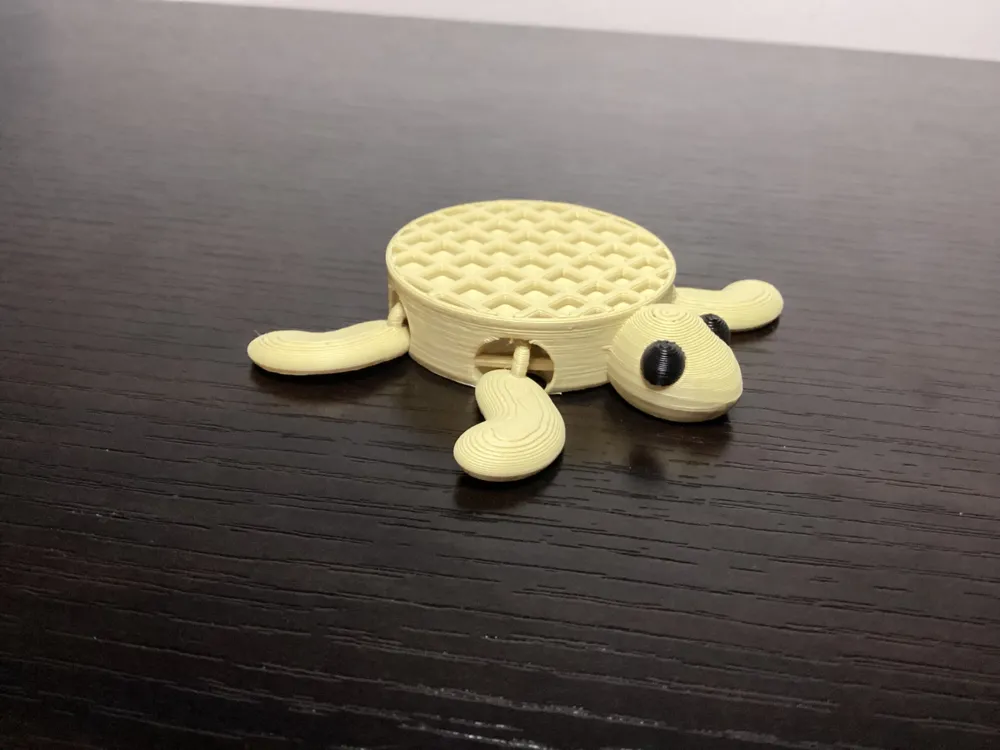 Articulated Waffle Turtle - Flexi Animal by Fyre3d MakerWorld: Download ...