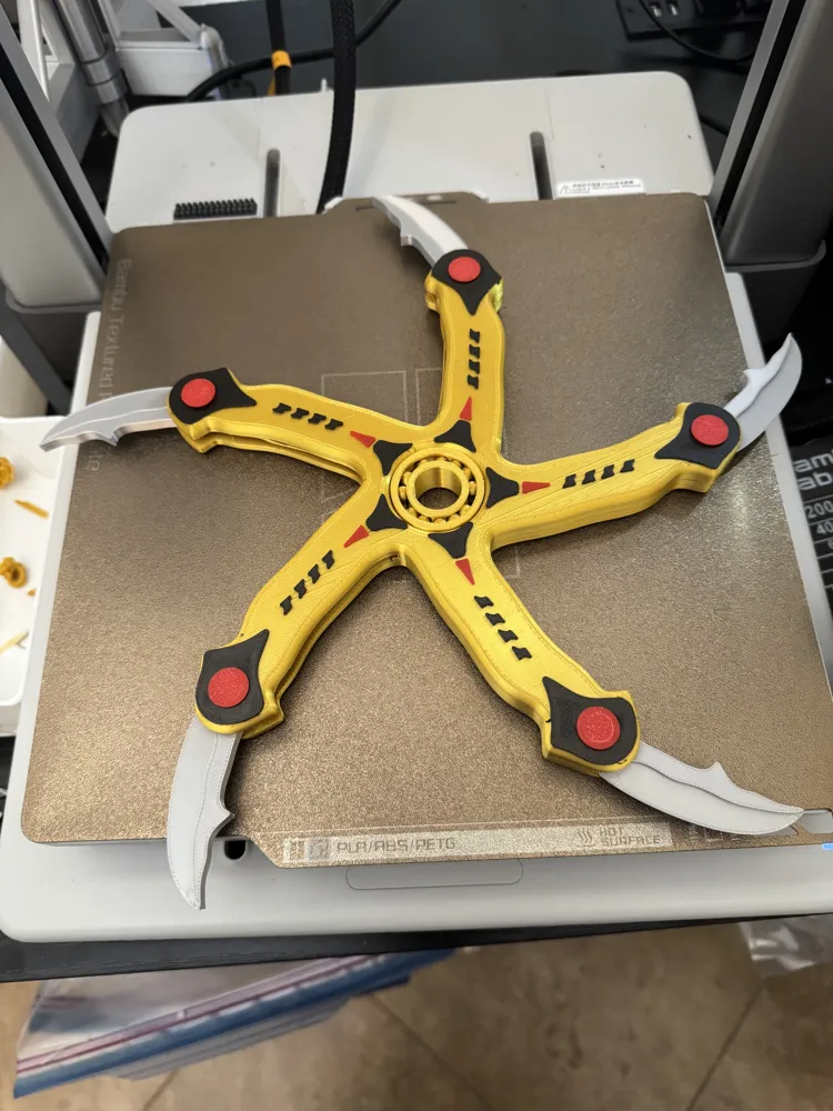 Glaive 2.0 with foldable Blades from Krull - Free 3D Print Model ...