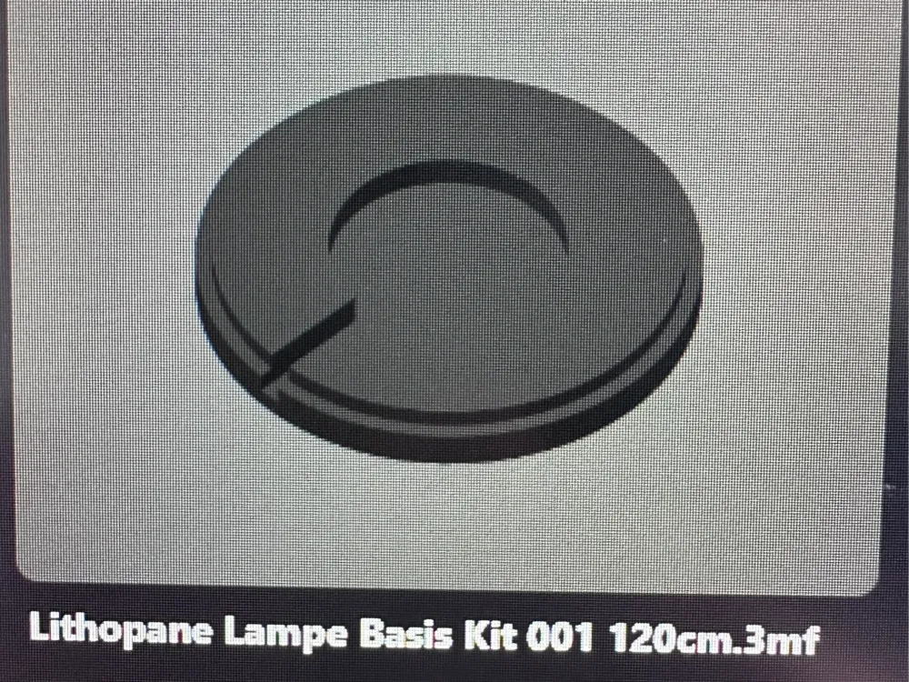 Kit 001 LED Lamp Basis / round Lithophane by EP-3D MakerWorld: Download ...