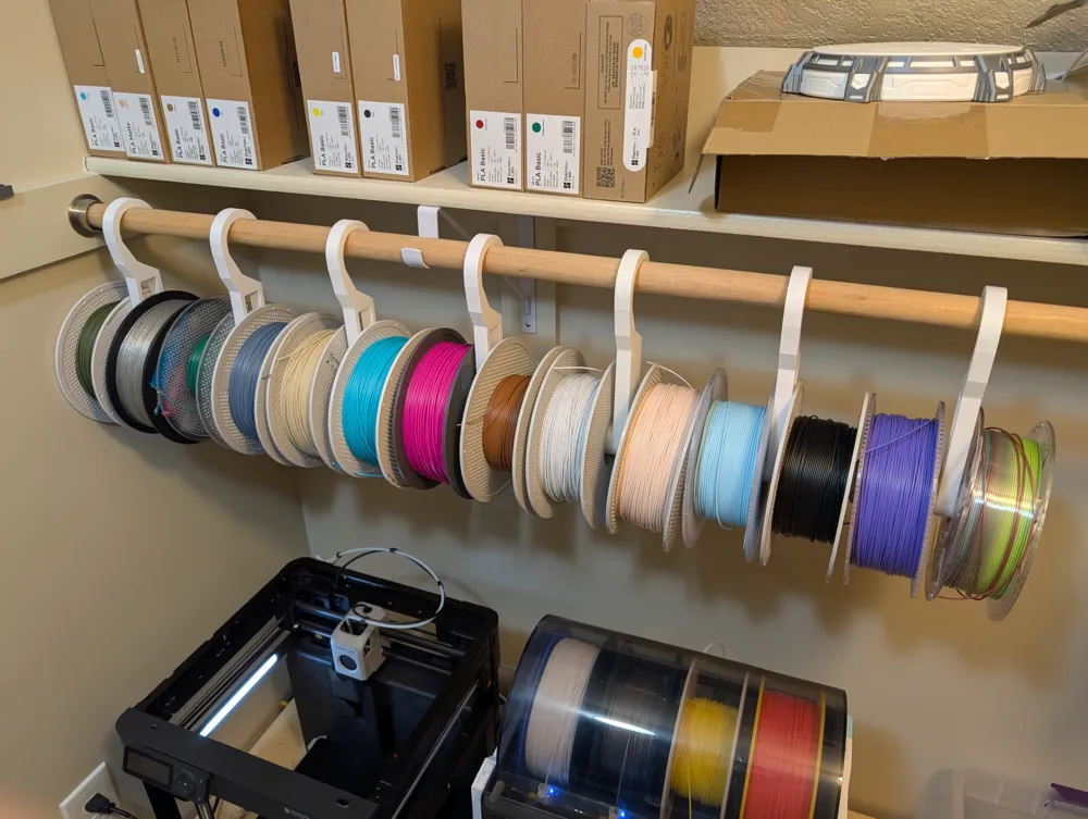 Double Filament Hanger - Free 3D Print Model - MakerWorld