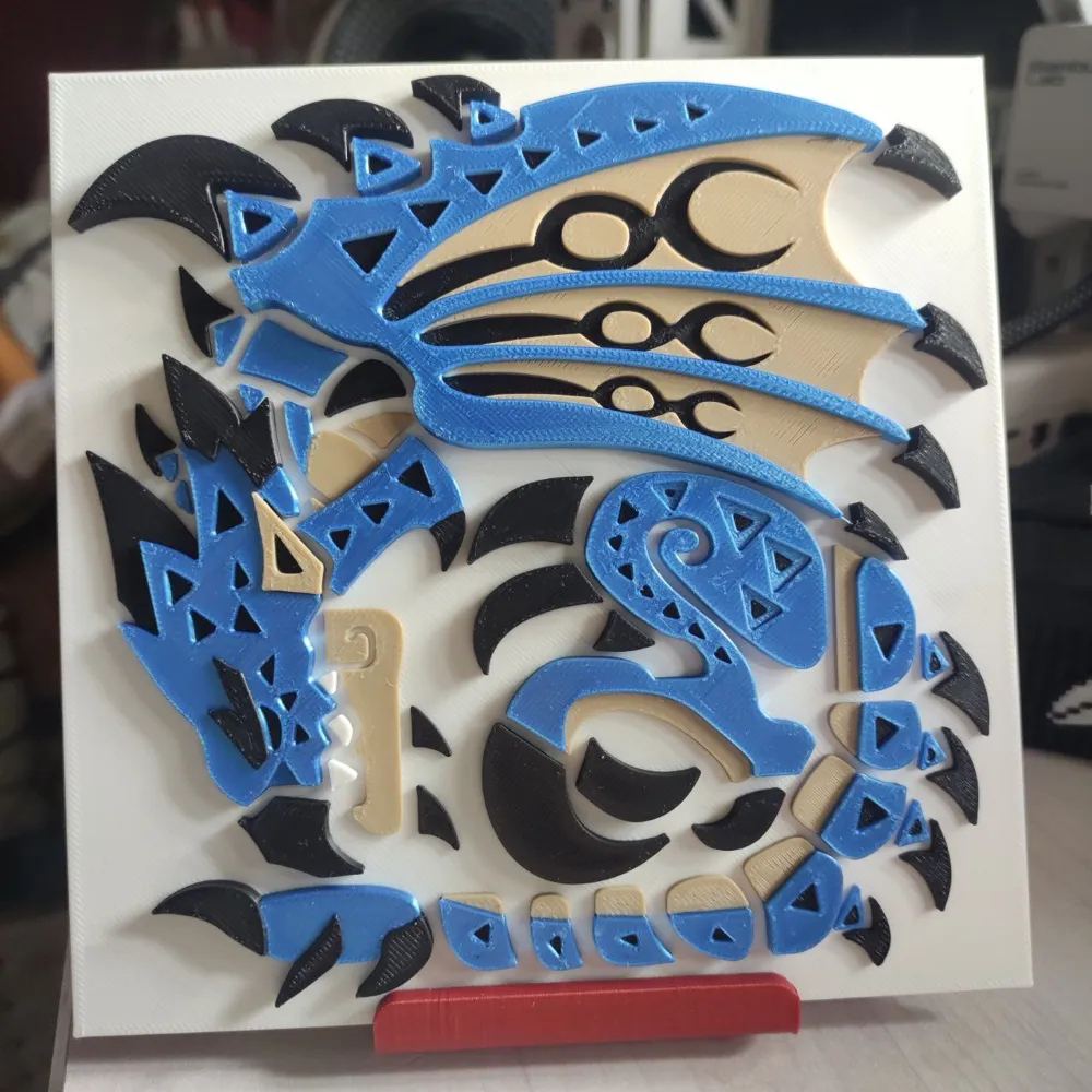 Rathalos Plate / Icon from Monster Hunter by DarkemsiMakerWorld ...