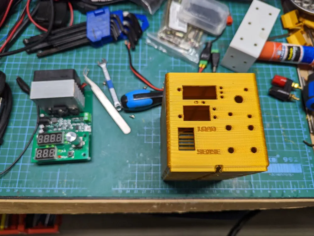 60W Electronic Dummy Load Gridfinity Case by OlefinMakes MakerWorld ...