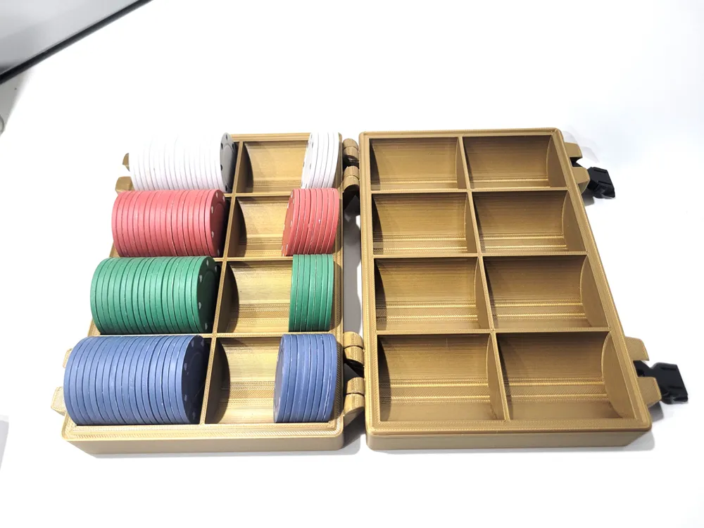 Poker Chip Box Rugged Secure Remixed by Agent Harm - MakerWorld