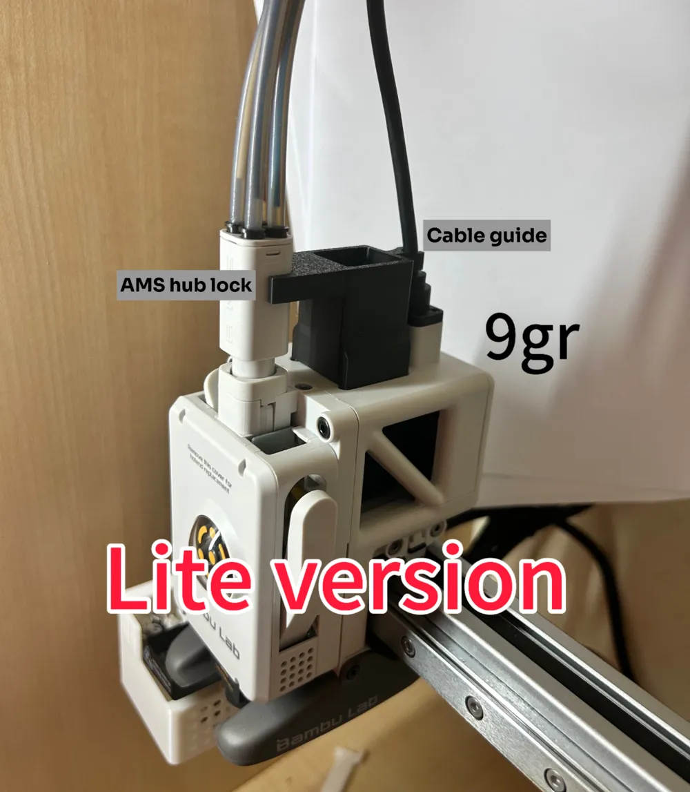 AMS Hub lock and Cable guide for A1 series lite by SimRacers Home ...