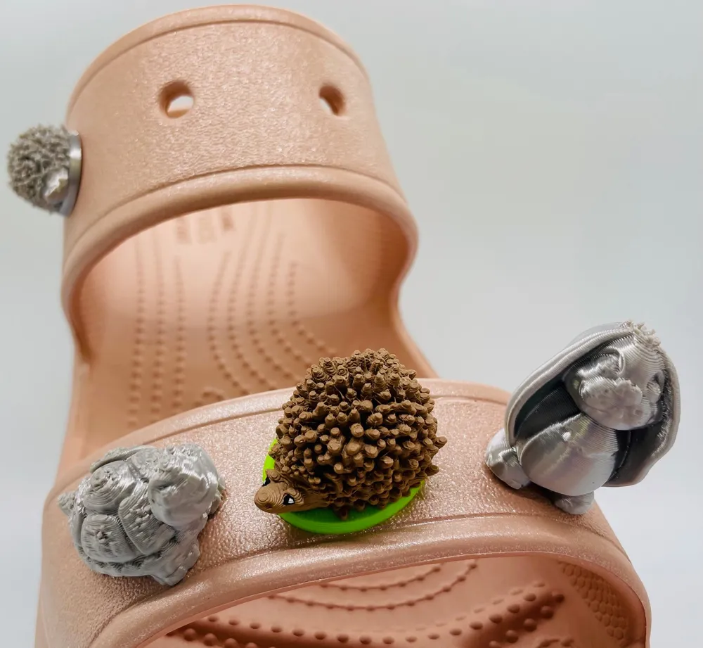 Animal shoe charms set of 4 by FunFam3D - MakerWorld