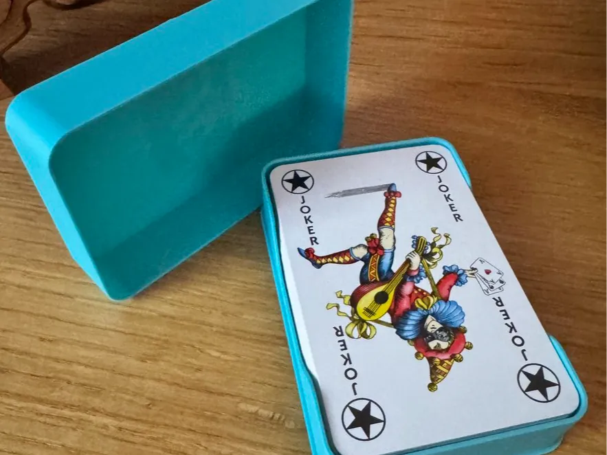 Card box for up to 55 playing cards - Free 3D Print Model - MakerWorld