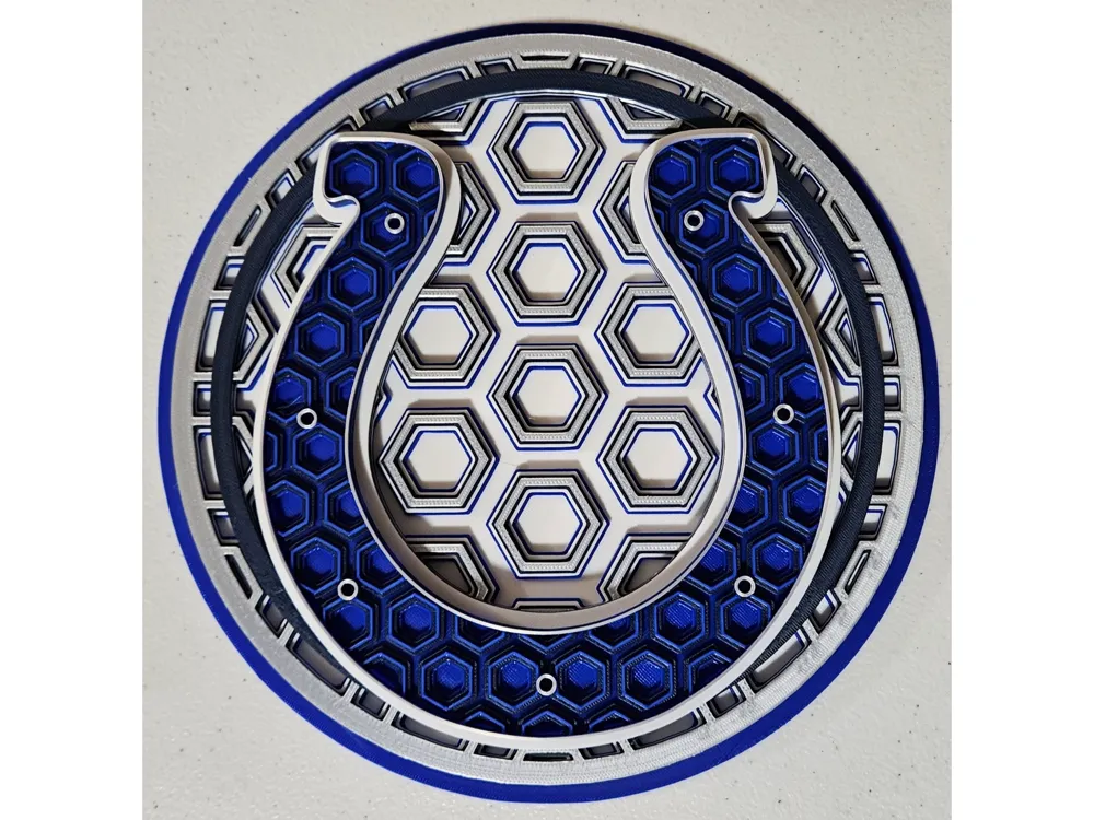 Indianapolis Colts Dimensional Mosaic by Richie Rich Richie Rich ...