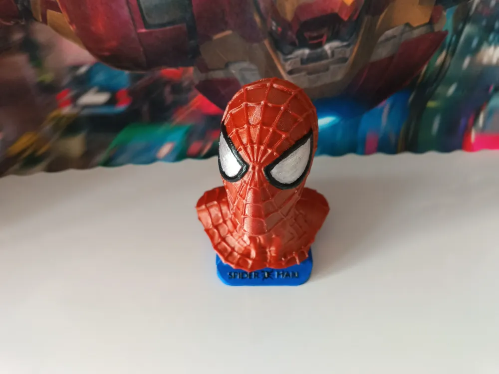 Spider-Man Bust - Free 3D Print Model - MakerWorld