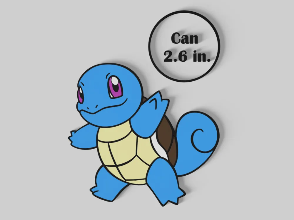 Squirtle Coaster - Free 3D Print Model - MakerWorld