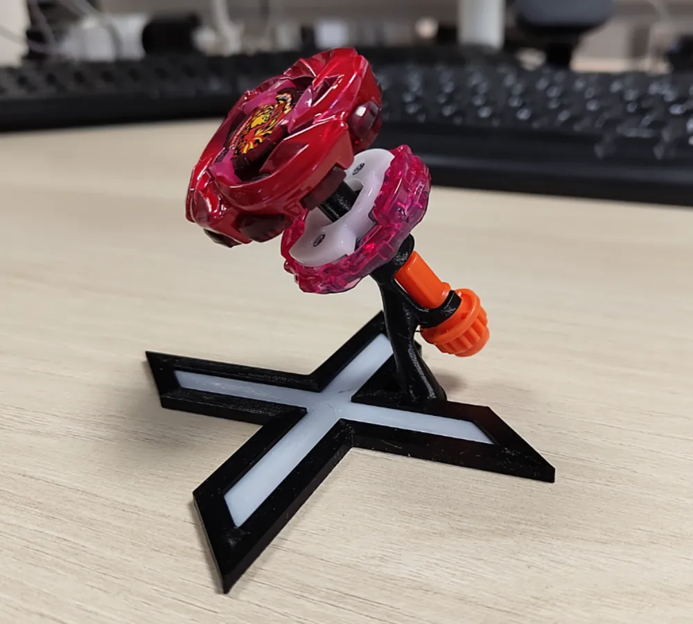 Beyblade X Stand - Split View by Skiwii MakerWorld: Download Free 3D Models