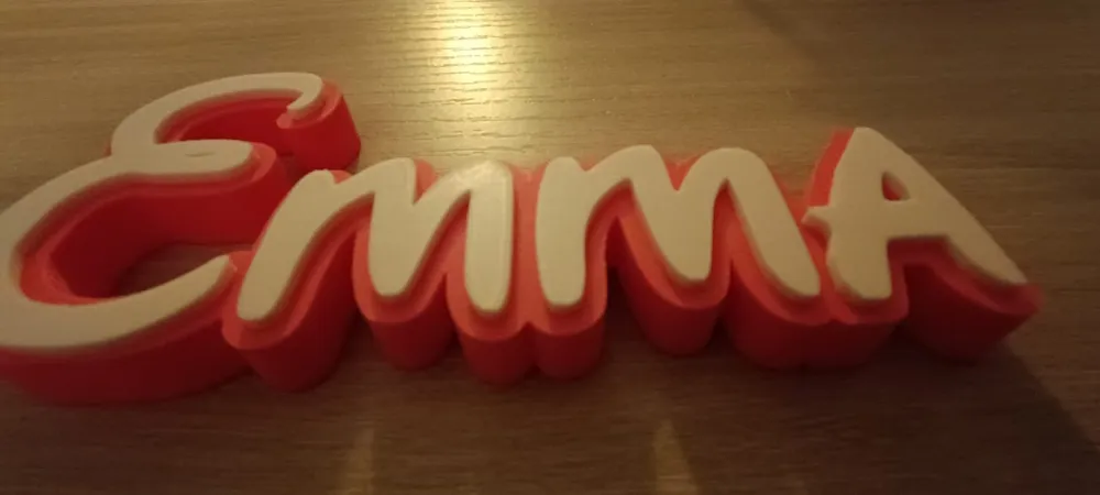 Emma Disney Name Sign Decorate Room child Birth by Fabbiotto MakerWorld ...