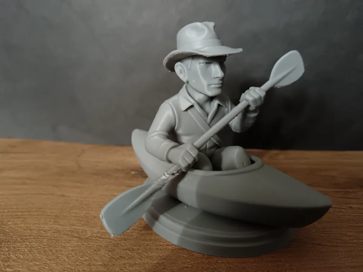 Kayaker - Free 3D Print Model - MakerWorld