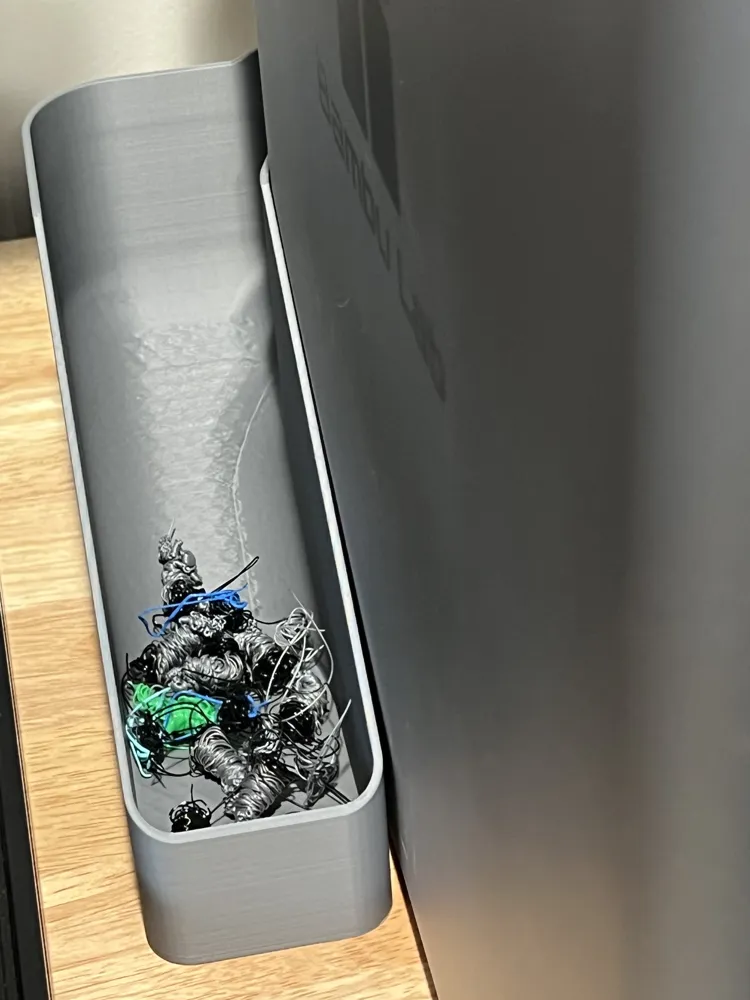 Smooth Flowing Bambu X1C Purge Chute Bin by Kytor LLC - MakerWorld