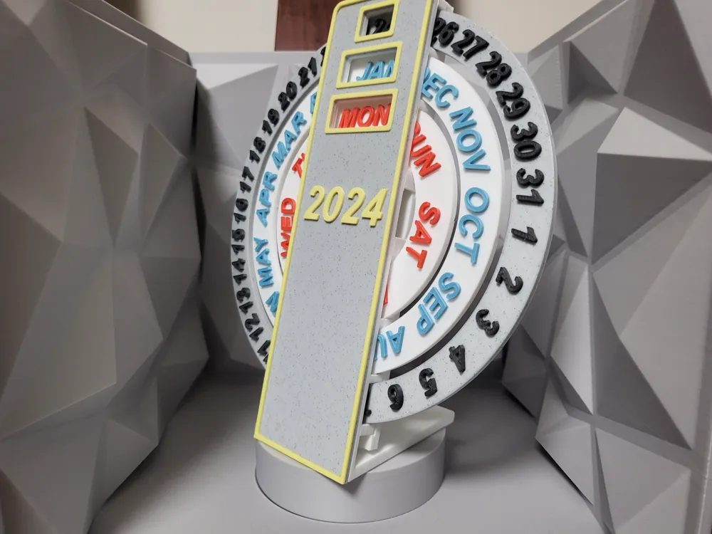 ROTARY CALENDAR 2024 by sting3d filament maker - MakerWorld