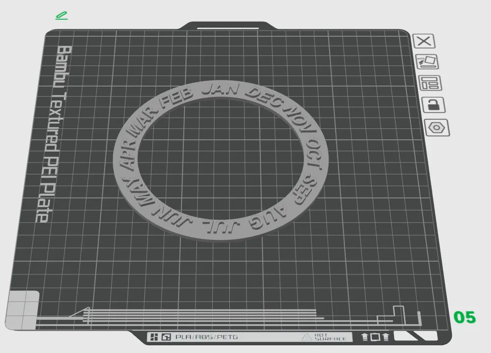 ROTARY CALENDAR 2024 by sting3d filament maker - MakerWorld