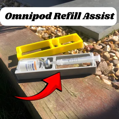 Omnipod Refill Assist - Free 3D Print Model - MakerWorld