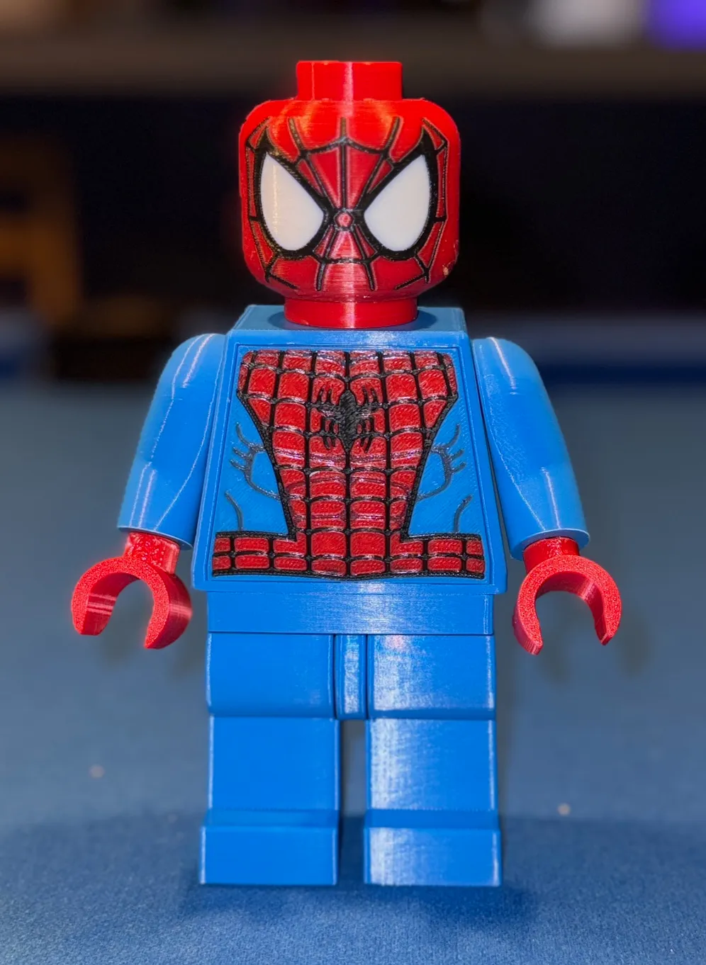 Mega-Sized Spiderman Mini-Figure (5:1 Scale) Remixed by BrickDreams ...