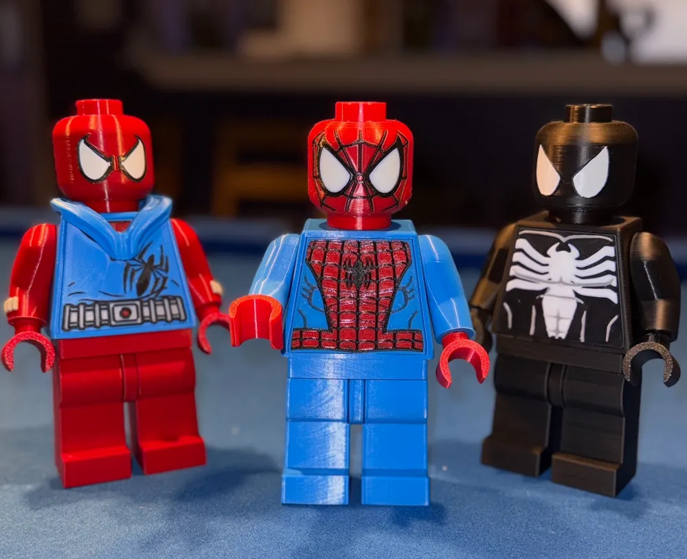 Mega-Sized Spiderman Mini-Figure (5:1 Scale) Remixed by BrickDreams ...