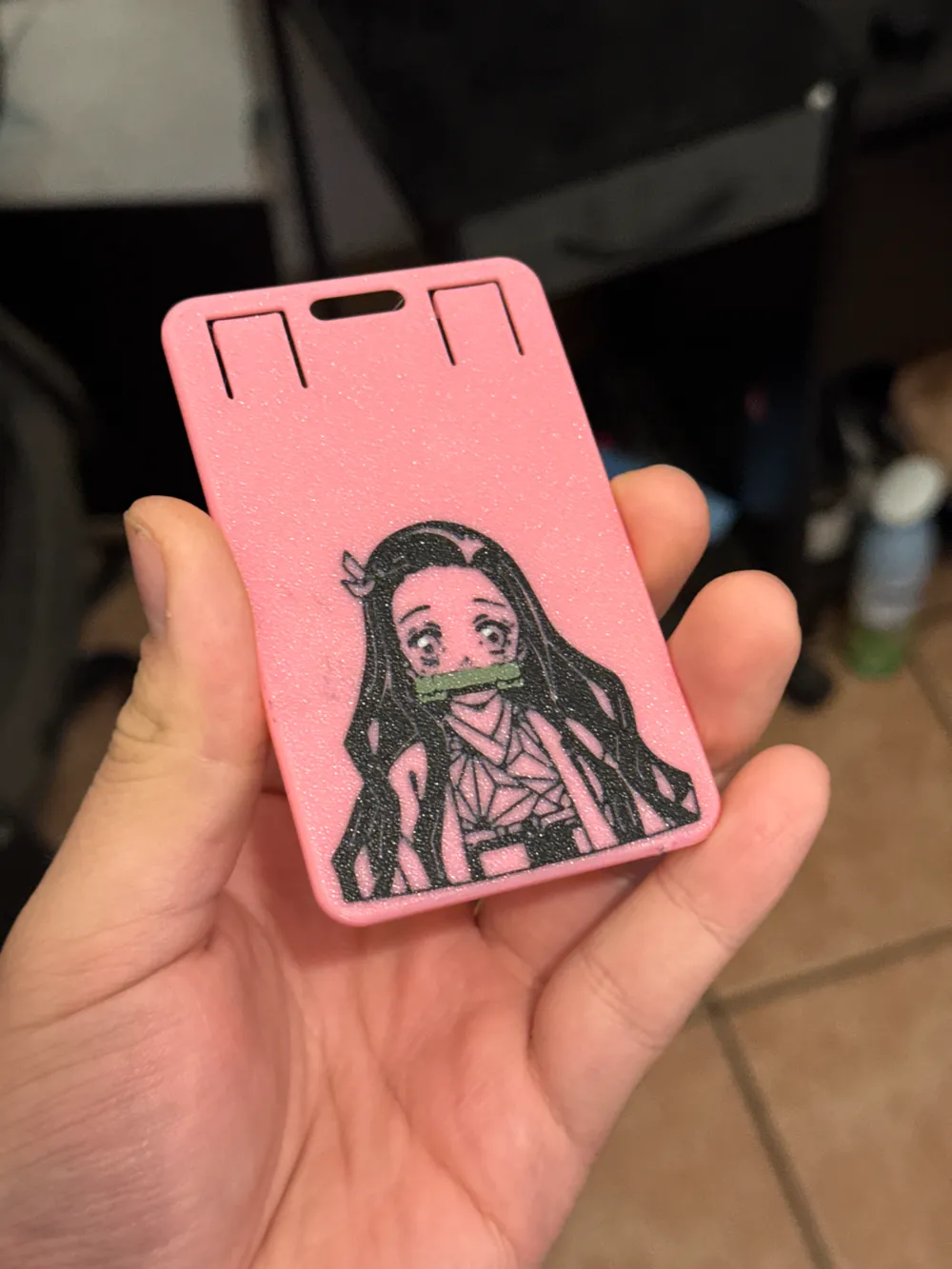 ID Card Badge Holder (Nezuko/Demon Slayer) (AMS) Remixed by ...