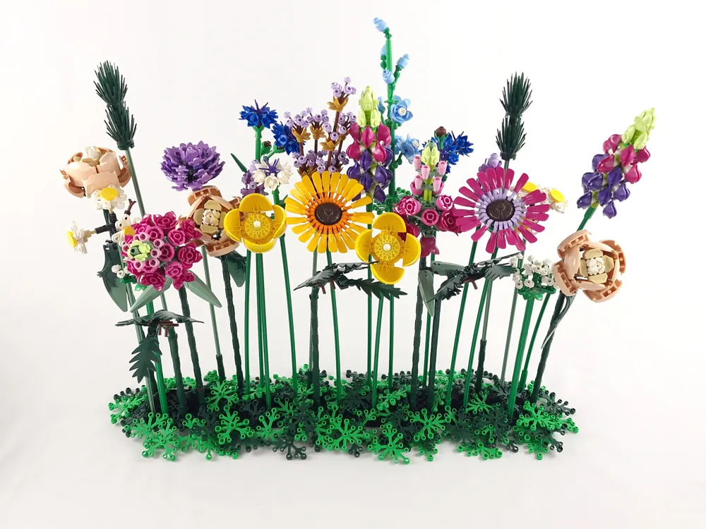 Flower Holder System compatible with Legos Bouquet - Free 3D Print ...