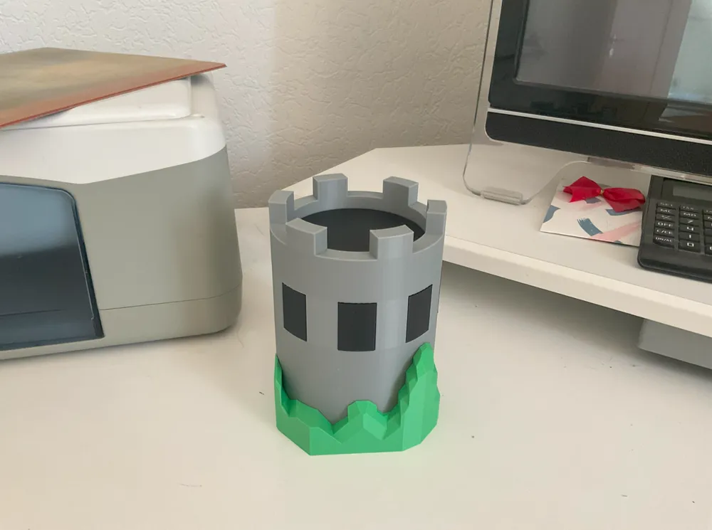 Pencil Castle Super Mario World by Aleolle - MakerWorld
