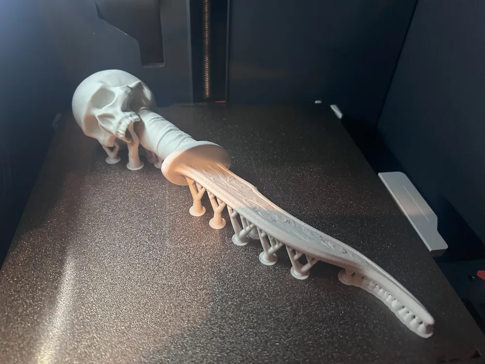 Sacrificial Blade with Skull Pommel by stHephaestus MakerWorld ...