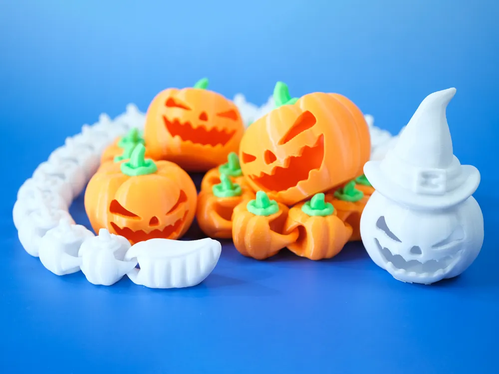 Flexi Pumpkin Snake Articulated by voxo3d MakerWorld: Download Free 3D ...