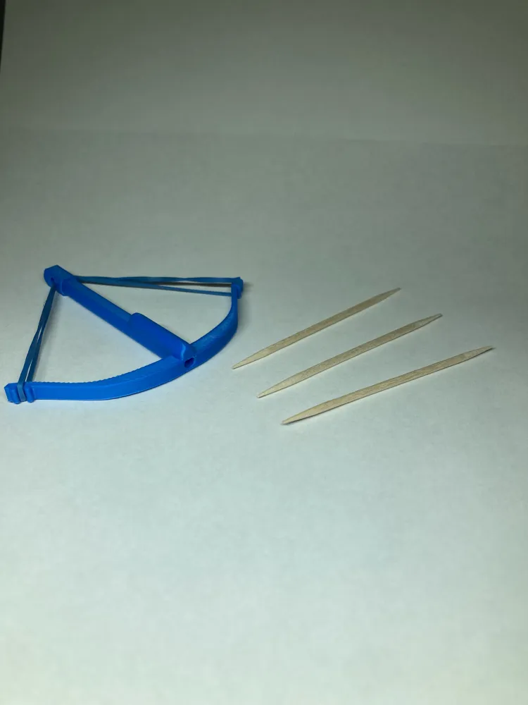 Toothpick Crossbow by Goofy 3D MakerWorld: Download Free 3D Models