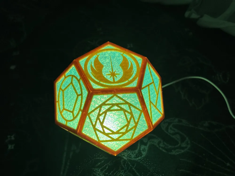 Jedi Holocron Lamp From Star Wars Remixed by Paulies Prints MakerWorld ...