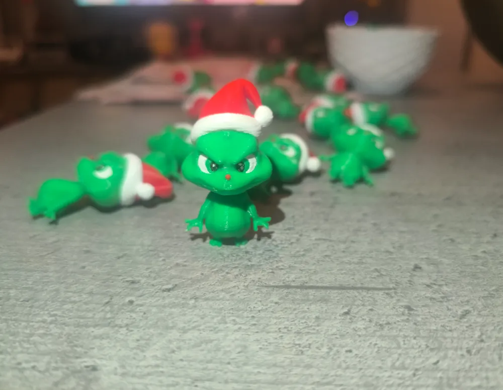 Mini Christmas Grinch by Frontx - MakerWorld