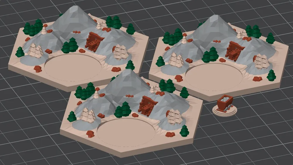 catan-style boardgame 2.0 magnetic & high detail Remixed by ...