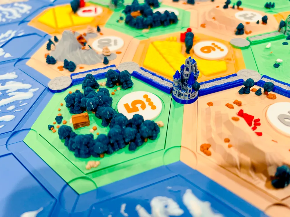 catan-style boardgame 2.0 magnetic & high detail Remixed by ...