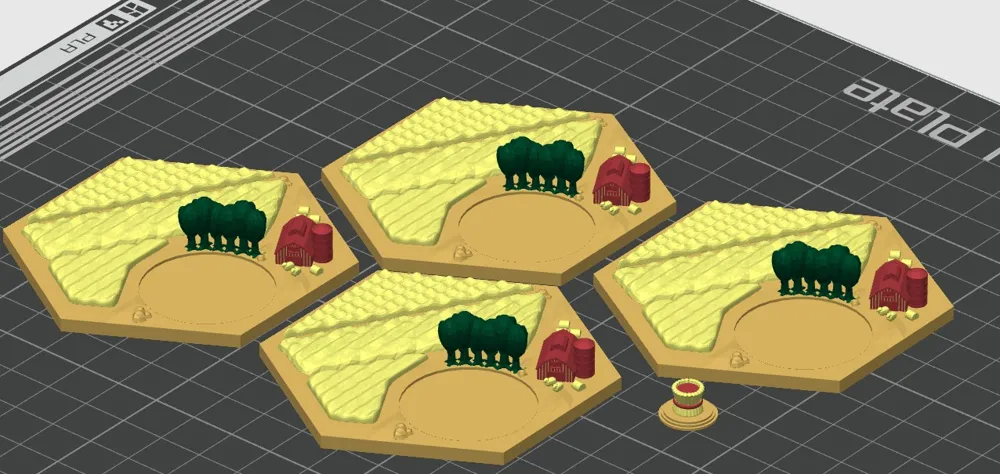 catan-style boardgame 2.0 magnetic & high detail Remixed by ...