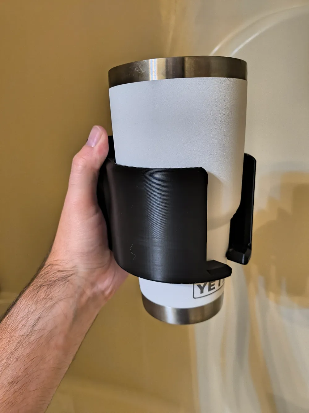 YETI Mug and Insulated Cup Wall Mount / Holder - Free 3D Print Model ...