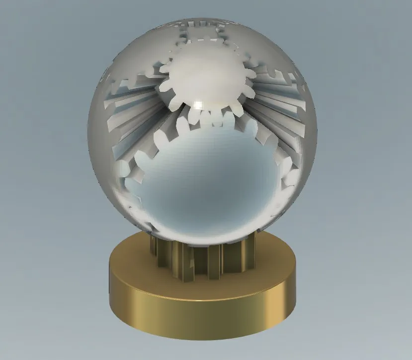 Gear Ball Stand by XStroX - MakerWorld