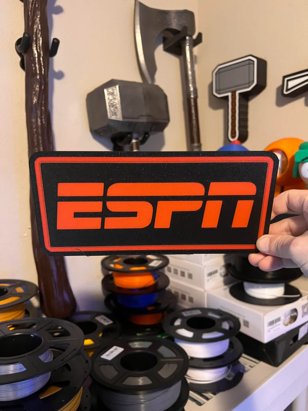 ESPN Logo LED Lamp by Codyinbody3 - MakerWorld