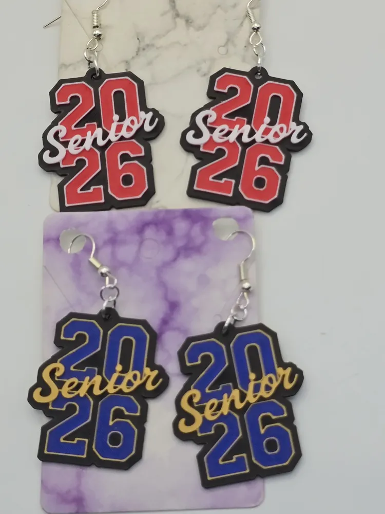 2026 Graduation Keychains and earrings by dohara1985 MakerWorld ...