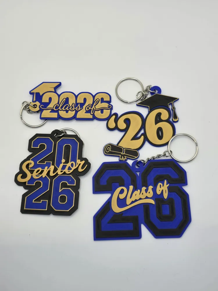 2026 Graduation Keychains and earrings by dohara1985 MakerWorld ...