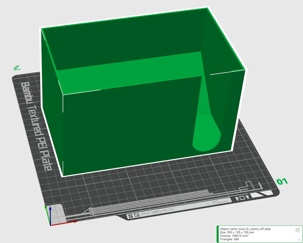 Stand for 3L bag of fruit juice by SeVcO_3D - MakerWorld