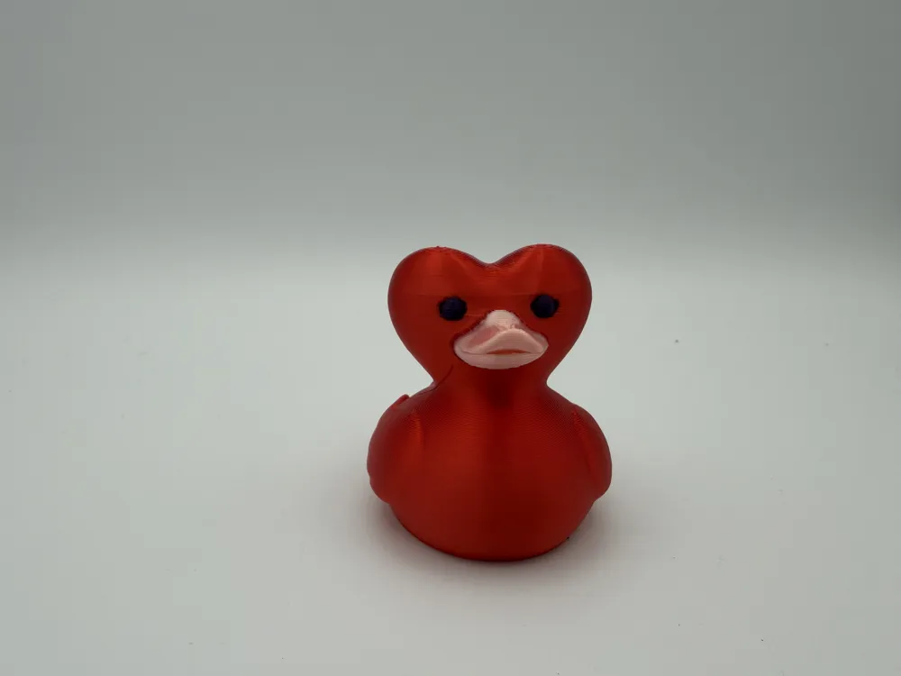 Valentine's Heart Duck - Free 3D Print Model - MakerWorld
