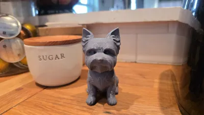Yorkie Statue by MiniMe MakerWorld: Download Free 3D Models