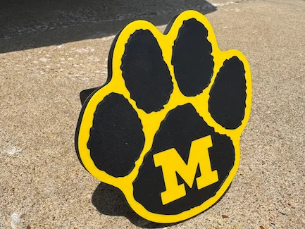 Mizzou Tiger Paw Hitch Cover by dcv designs MakerWorld: Download Free ...