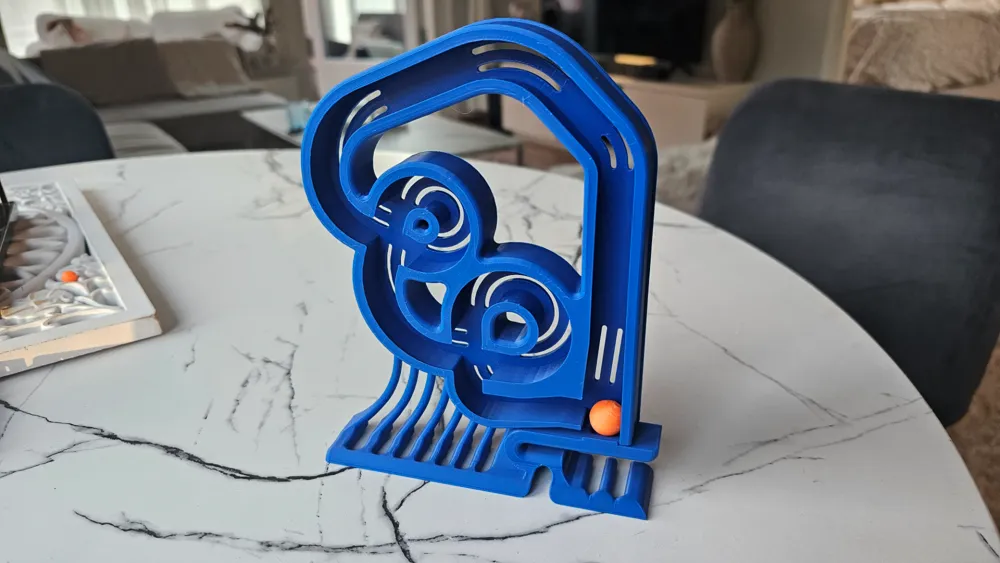 Print in place - Crazy Marble Fidget Toy V2 by Binrux3D - MakerWorld